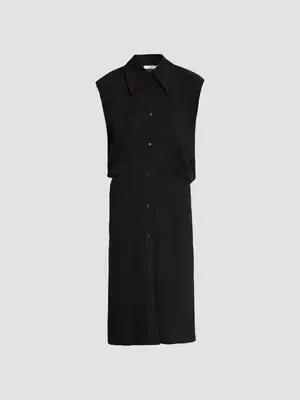 Co Banana Cut Wool Shirtdress