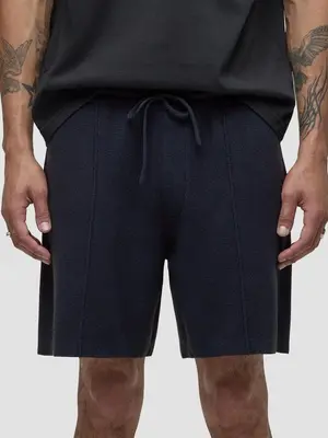 Hudson Jeans Double Knit Pintuck Drawstring Shorts