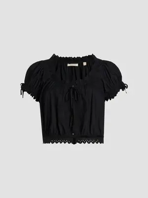 DÔEN Nera Eyelet Blouse