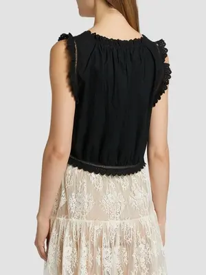 DÔEN Traveler Eyelet Top