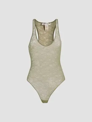 Ronny Kobo Luchy Floral Lace Bodysuit