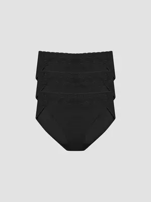 Natori Bliss Perfection French Cut Brief 3-pack - Black