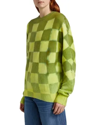 THE ELDER STATESMAN Chess Tranquility Cashmere Sweater