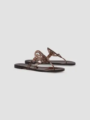 Tory Burch Miller Jelly Sandals - Soft Brown