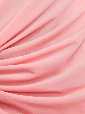 Ronny Kobo Nanita Draped Minidress
