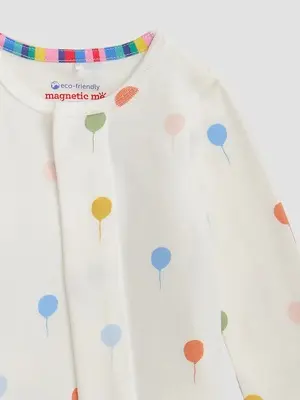 MAGNETIC ME Baby's 4-piece Cotton Footie Set