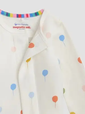 MAGNETIC ME Baby's 4-piece Cotton Footie Set