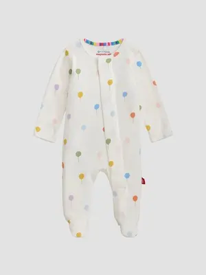 MAGNETIC ME Baby's 4-piece Cotton Footie Set