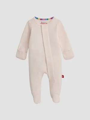 MAGNETIC ME Baby's 4-piece Cotton Footie Set
