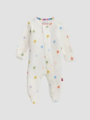 MAGNETIC ME Baby's 4-piece Cotton Footie Set