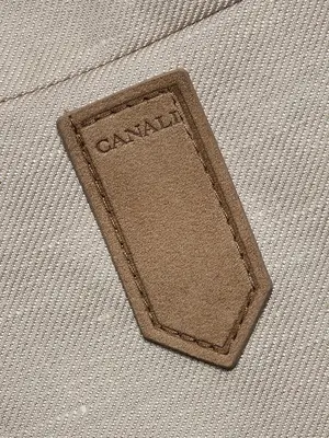 Canali Reversible Wool-linen Zip-front Vest