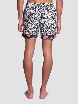 Dries Van Noten Abstract Print Swim Shorts