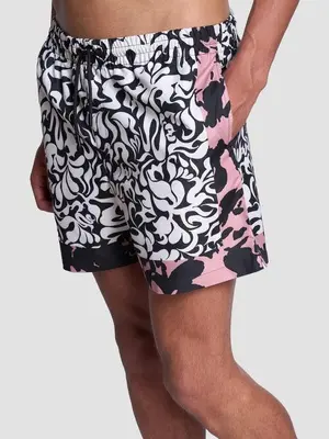 Dries Van Noten Abstract Print Swim Shorts