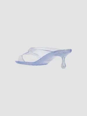 JIMMY CHOO Jelly Drop 50mm Sandals - Silver