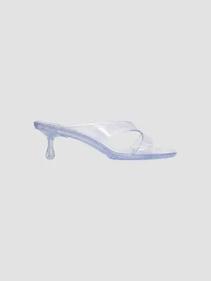JIMMY CHOO Jelly Drop 50mm Sandals - Silver