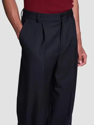 Dries Van Noten Penrud Wool-mohair Straight-leg Pants