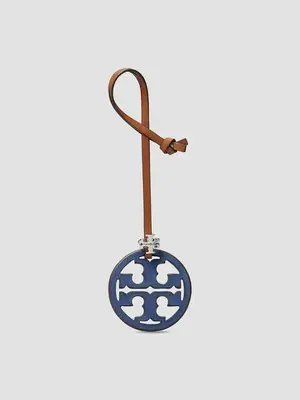 Tory Burch Miller Logo Bag Charm - Soft Blue