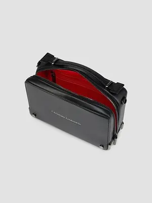 CHRISTIAN LOUBOUTIN Tactical Small Leather Briefcase
