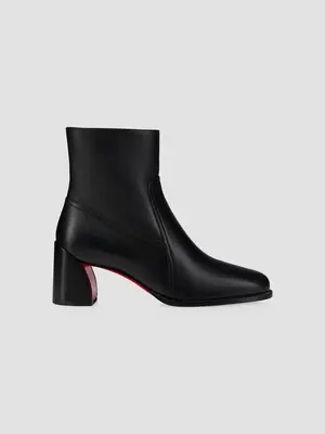 CHRISTIAN LOUBOUTIN Ira Zipped Booties - Black