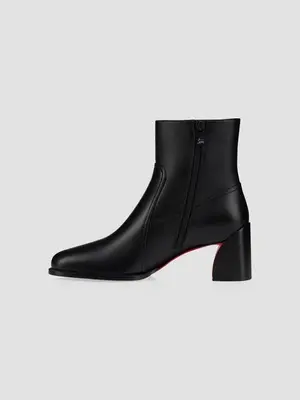 CHRISTIAN LOUBOUTIN Ira Zipped Booties - Black