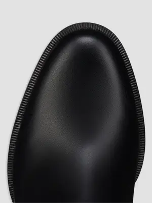 CHRISTIAN LOUBOUTIN Ira Zipped Booties - Black