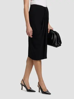 Co Draped Midi-skirt