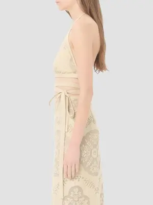Valentino Garavani Floral Stamp Blanket Top