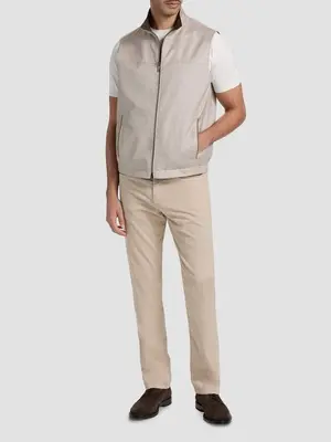 Canali Stretch-cotton 5-pocket Pants