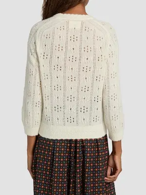 DÔEN Emiliana Pointelle Knit Sweater