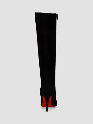 CHRISTIAN LOUBOUTIN Fannylove Tight Botta Knee High Boots - Black