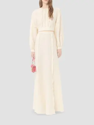 Valentino Garavani Couture Linen Skirt