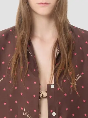 Valentino Garavani Stelline Firma Starry Twill Shirt