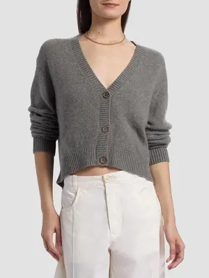 THE ELDER STATESMAN Boxy Cashmere Cardigan