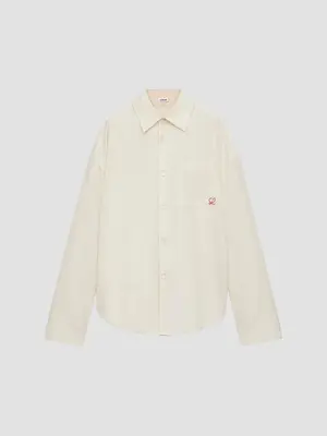 Loewe Embroidered Cotton-blend Shirt