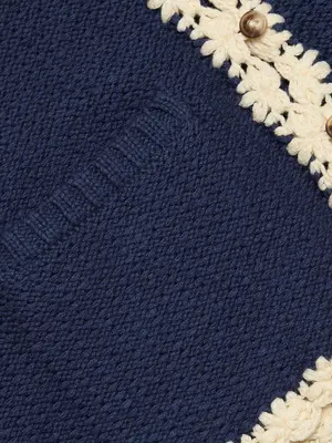 Ciao Lucia Reyla Crochet-trimmed Cardigan
