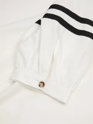 Ciao Lucia Palina Cotton Poplin Striped Minidress