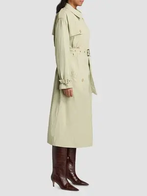 Ronny Kobo Cohen Double-breasted Belted Raincoat