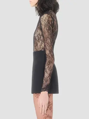 Valentino Garavani Floral Lace Body Suit