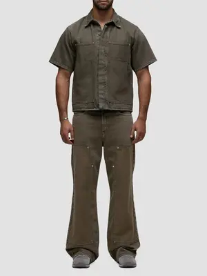 Hudson Jeans Carpenter Denim Short-sleeve Shirt