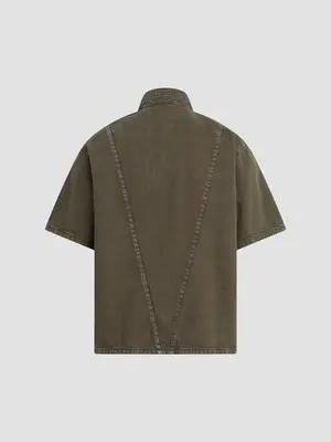 Hudson Jeans Carpenter Denim Short-sleeve Shirt