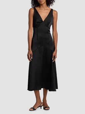KIKA VARGAS Lotte A-line Midi-dress