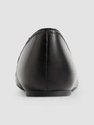Valentino Garavani Vlogo Signature In Nappa 05mm Ballerinas - Black