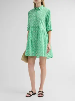 RO'S GARDEN Deauville Cotton Shirtdress