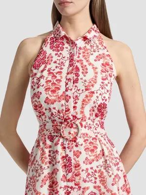 RO'S GARDEN Regina Floral Cotton Minidress