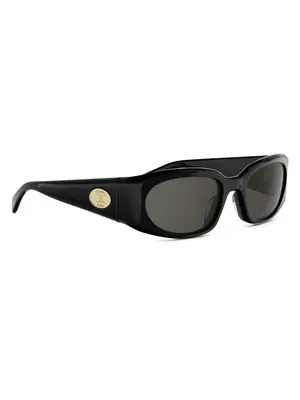 Celine Journey 55mm Rectangular Sunglasses