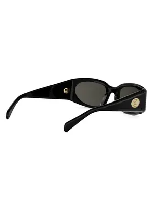Celine Journey 55mm Rectangular Sunglasses