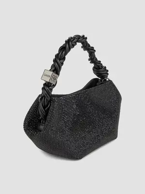 GANNI Mini Bou Strass-embellished Top Handle Bag