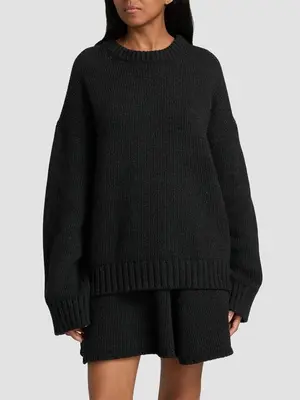 GANNI Chunky Wool-blend Sweater