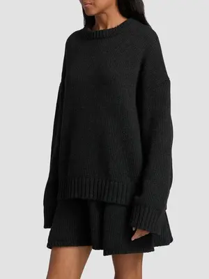 GANNI Chunky Wool-blend Sweater