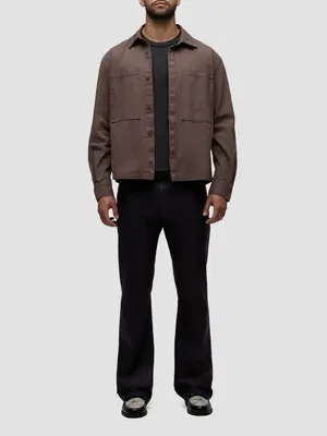 Hudson Jeans Walker Coated Kick Flare Jeans